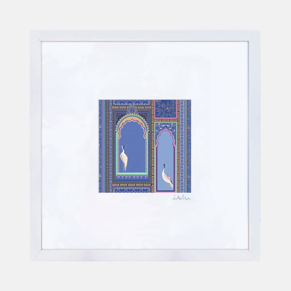 Sarah Miller, Lattice Windows Wall Art - Lumination UK